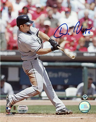 Dan Uggla Signed Marlins 8x10 COA MLB Authentic & Mounted Autograph Photo - Autographed MLB Photos