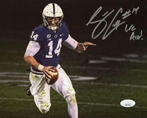 sean clifford penn state psu signed/inscribed "we are!" 8x10 photo jsa 162394 - autographed college photos