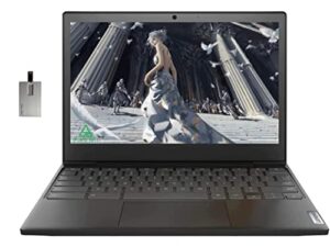 lenovo 2022 chromebook 3 11.6" hd chromebook business laptop, amd a6-9220c, 4gb ddr4, 32gb emmc, webcam, bluetooth, chrome os, black, 128gb snowbell usb card