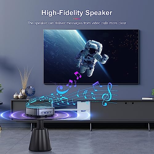 Mini PC with Speaker, Intel i7 11390H(4C/8T, up to 5.0GHz) 16GB DDR4 512GB NVME SSD, Micro Desktop Computer Support 8K UHD/WiFi 6/BT5.2/USB-C, Small PC Windows 11 Pro with Fingerprint Login