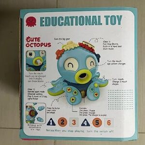 Baby Toys,MOJINO Infant Walker Toy,Octopus Crawling Crab Toy, Early Eduactional Learning Tummy Time Sensory Christmas Birthday Gift for Boy Girl Toddler and Kid