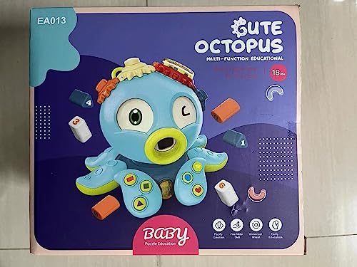 Baby Toys,MOJINO Infant Walker Toy,Octopus Crawling Crab Toy, Early Eduactional Learning Tummy Time Sensory Christmas Birthday Gift for Boy Girl Toddler and Kid