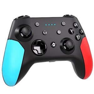 ponkor switch controller, wireless pro controller compatible with nintendo switch/switch lite/switch oled controller for switch with wake-up, turbo vibration