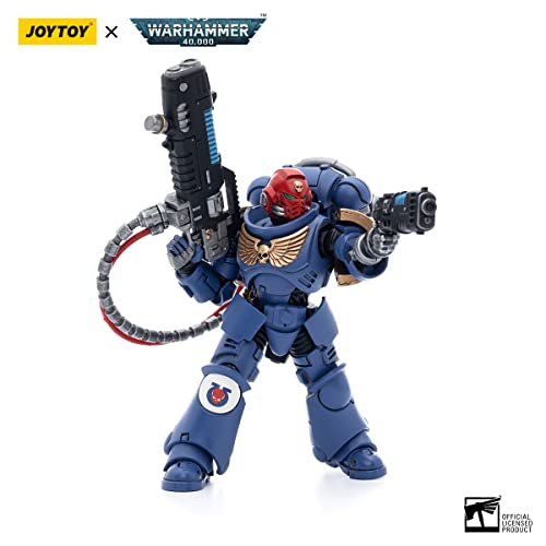 JoyToy Warhammer 40k: Ultramarines Hellblasters Sergeant Ulaxes 1:18 Scale Figure