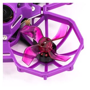 NIRAA FPV Drone Kit Junior Racer 75 Purple Mini Quadcopter Pro Remote Control Toys Flight Controller with Compatible for Caddx Camera HD (Color : Purple RTF)