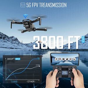 HHD Drones with Camera for Adults 4k，3-Axis Gimbal, Foldable RC Quadcopter with 5G WiFi FPV Live Video，50 Minutes Flight Time, App Control,2 Batteries