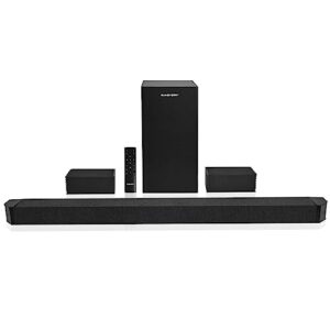 raineverry 5.1.2 premium sound bar with dolby atmos, surround sound system for tv, wireless subwoofer, home theater surround sound system, bluetooth 5.1, work with 4k & hd tvs| hdmi & optical