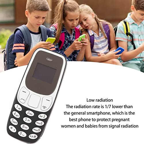 2023 New 2G Mobile Phone for Seniors, Kids Cellphone Dual SIM Card Unlocked, Worlds Smallest Phone, 380mah Battery for 20 Hours Standby,GSM 2G 850 900 1800 1900MHZ (Black)