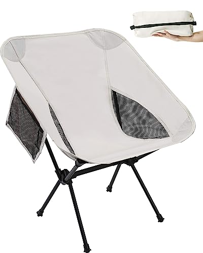 IFOKER Camping Chair Compact,Beach Chair High Hardness,Portable Folding Chair for Camping,Beach,Hiking,Campfire