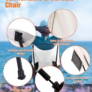 IFOKER Camping Chair Compact,Beach Chair High Hardness,Portable Folding Chair for Camping,Beach,Hiking,Campfire