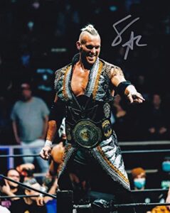 sam adonis signed 8x10 photo mlw cmll lucha libre aaa all japan pro wrestling 12 - autographed wrestling photos