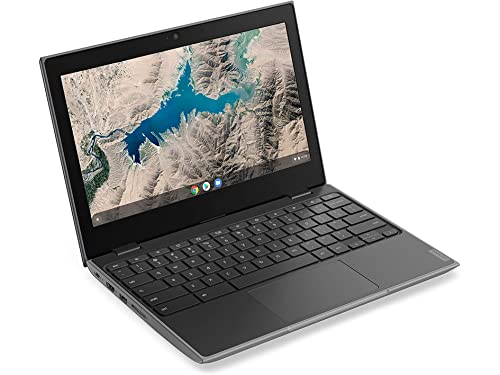 Lenovo 100e 2nd Gen 11.6" Rugged & Spill Resistant Laptop HD Chromebook Laptop, MT8173 CPU, 4GB LPDDR3 RAM, 32GB eMMC TLC SSD, 720P HD Camera, Black, Chrome OS (Renewed)