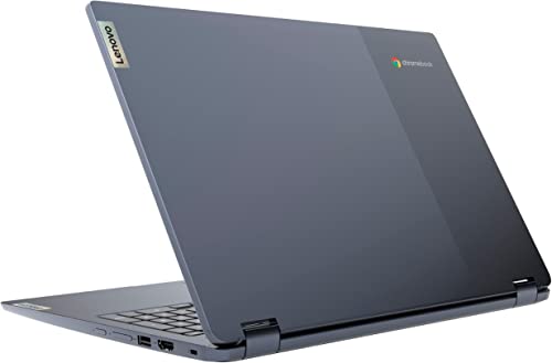 Lenovo Flex 3i 2-in-1 Chromebook | 15.6" FHD Touch-Screen Laptop | Intel Celeron N4500 Processor | 4GB RAM| 64GB eMMC | Intel UHD Graphics | Chrome OS | Abyss Blue | with 128GB SD Card Bundle