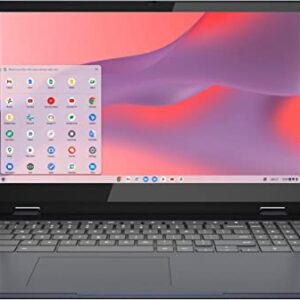 Lenovo Flex 3i 2-in-1 Chromebook | 15.6" FHD Touch-Screen Laptop | Intel Celeron N4500 Processor | 4GB RAM| 64GB eMMC | Intel UHD Graphics | Chrome OS | Abyss Blue | with 128GB SD Card Bundle