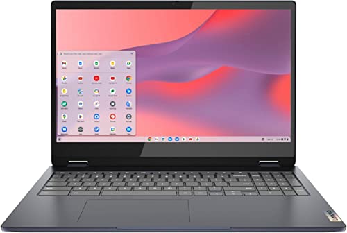 Lenovo Flex 3i 2-in-1 Chromebook | 15.6" FHD Touch-Screen Laptop | Intel Celeron N4500 Processor | 4GB RAM| 64GB eMMC | Intel UHD Graphics | Chrome OS | Abyss Blue | with 128GB SD Card Bundle