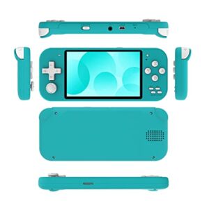 TEYE Powkiddy X20 Mini Handheld Game Console Built-in 2,000 Games, 8G 4.3-inch HD Screen Retro Electronic Gaming Console for Kids Adults - Blue