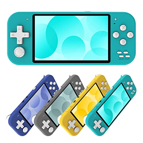 TEYE Powkiddy X20 Mini Handheld Game Console Built-in 2,000 Games, 8G 4.3-inch HD Screen Retro Electronic Gaming Console for Kids Adults - Blue