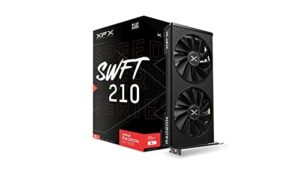 xfx speedster swft210 radeon rx 7600 graphics card with 8gb gddr6 hdmi 3xdp, amd rdna 3 rx-76pswftfy