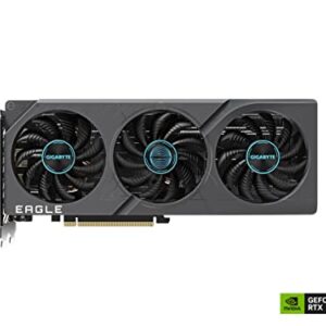 Gigabyte GV-N406TEAGLE-8GD GeForce RTX 4060 Ti Eagle 8G Graphics Card, 3X WINDFORCE Fans, 8GB 128-bit GDDR6, Video Card