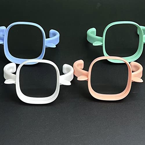 Milk Bottle Handle Baby Bottle Square Handle Feeding Bottle Handles for Hegen Glass Bottles Easy Grip for Baby Infant Feeding Bottle Handle