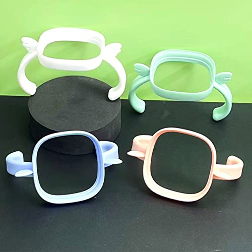 Milk Bottle Handle Baby Bottle Square Handle Feeding Bottle Handles for Hegen Glass Bottles Easy Grip for Baby Infant Feeding Bottle Handle