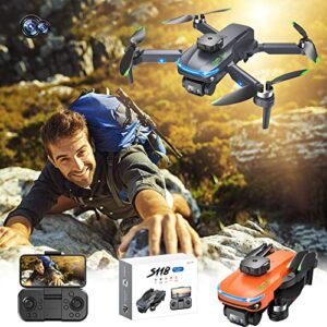 4K HD Dual Camera Aerial Photography Drone, WiFi Photo Transmission Mini Drone, Brushless Motor, Mobile Phone Control, Multiple Flight Modes, Folding UAV Remote Control Quadcopter