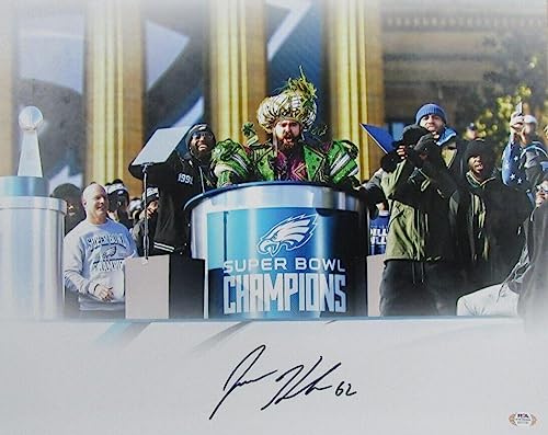 Jason Kelce Philadelphia Eagles Signed/Autographed 16x20 Photo PSA/DNA 179703 - Autographed NFL Photos