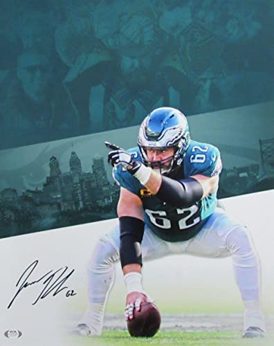 Jason Kelce Philadelphia Eagles Signed/Autographed 16x20 Photo PSA/DNA 179705 - Autographed NFL Photos