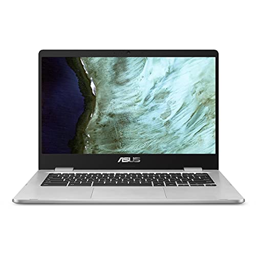 ASUS Chromebook C423 14.0" FHD (1920x1080) NanoEdge Display Laptop - Intel Celeron N3350 Processor, 4GB RAM, 64GB eMMC Storage, Chrome OS - Silver, C423NA-IS44F (Renewed)