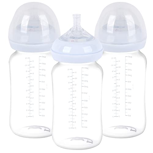 ChengFu Baby Bottle Lid, Baby Bottle Straw Lid, Baby Bottle Straw Cup Compatible with Philips Avent Baby Bottle, Food-Grade Silicone Material, BPA-Free, Spill-Proof