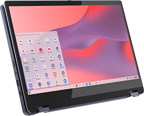 Lenovo Chromebook Flex 3 3i (2023) 15.6" FHD 2-in-1 Touchscreen (Intel Celeron N4500, 4GB RAM, 128GB (64GB eMMC + 64GB SD Card), Webcam) Home & Student Laptop, NFC, HDMI, USB-C, IST Pen, Chrome OS