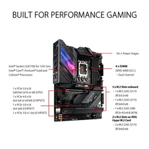 ASUS ROG Ryujin II 240 RGB All-in-one Liquid CPU Cooler 240mm Radiator & ROG Strix Z690-E Gaming WiFi 6E LGA 1700(Intel 12th Gen) ATX Gaming Motherboard