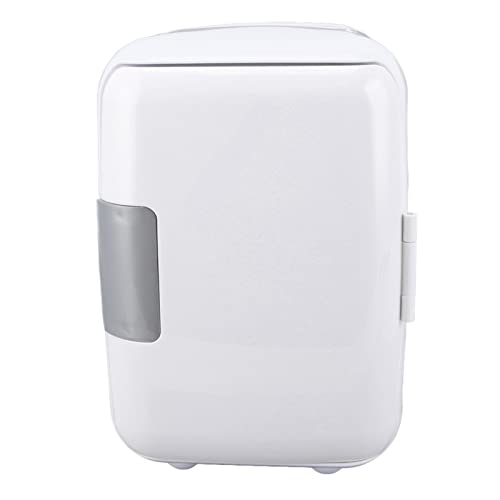 Demeras Portable Mini Fridge, Mini Fridge Wide Application Small Portable for Food(White)