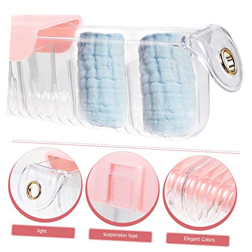 Cabilock Socks Wall Mounted Drawer Wall-mounted Storage Box Clear Drawer Sheer Panties House Socks Wall Mount Organizer Box Socks Storage Box Wall-mounted Sock Storage Shelf Socks Box