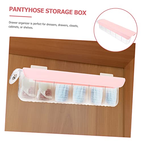 Cabilock Socks Wall Mounted Drawer Wall-mounted Storage Box Clear Drawer Sheer Panties House Socks Wall Mount Organizer Box Socks Storage Box Wall-mounted Sock Storage Shelf Socks Box