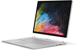 microsoft surface book, touchscreen backlit keyboard business laptop, intel core i5-6300 2,6ghz, 8gb ram, 128gb ssd, windows 10 (renewed)