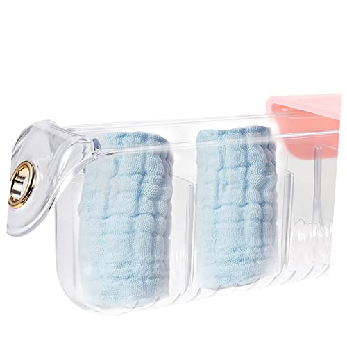 Zerodeko Wall-mounted Storage Box Clothes Organizer Rack Clear Organizer Box Hanging Drawers for Closet Socks Wall Mounted Drawer Sock Organizer Hanging Panties Organizer Wall Sock Holder