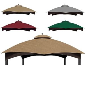 scocanopy beige ripstop replacement top for lowe's allen roth 10x12 gazebo model #gf-12s004b-1