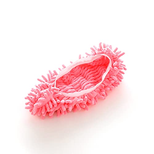 1pc Chenille Mopping Dust Slipper Washable Reusable Shoe Cover Foot Dust Hair Cleaner for Cleaning Floor Sweeping Slippers