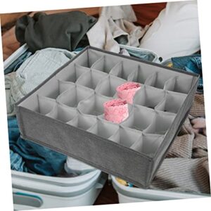 Zerodeko 2pcs Fabric Sock Box Storage Totes for Clothes Storage Bags for Clothing Clothes Storage Boxes Underwear Organizer Ties Holder Panty Organizers Drawer Organizer Sock Case Panties