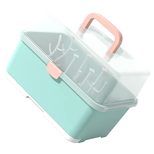 Nursing Bottle Holder Feeding Bottle Storage Box Portable Clothes Drying Rack Pacifier Container Dish Drying Rack Baby Bottle Drying Rack Nursing Bottle Storage Box Drying Box