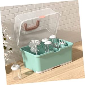 Nursing Bottle Holder Feeding Bottle Storage Box Portable Clothes Drying Rack Pacifier Container Dish Drying Rack Baby Bottle Drying Rack Nursing Bottle Storage Box Drying Box