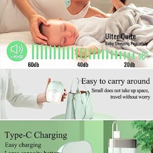 Wearable Breast Pump, 2 Pack Double Wireless Pump with Comfortable Double-Sealed Flange, 3 Modes & 9 Levels Electric Pump Portable, Smart Display, 24mm