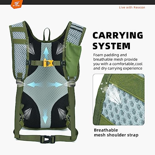 SKYSPER Small Hiking Backpack - 15L Travel Daypack Lightweight Bag Water Resistant Hiking Backpacks for Women Men