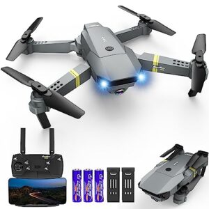 inporsa drone with camera for adults kids, 1080p hd camera fpv drone with upgrade altitude hold, gestures selfie, waypoint fly, 3d flip, one key start, 3 speed mode, 2 batteries