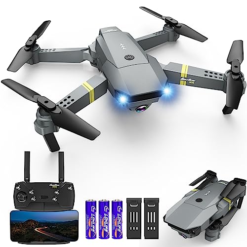 INPORSA Drone with Camera for Adults Kids, 1080P HD Camera FPV Drone with Upgrade Altitude Hold, Gestures Selfie, Waypoint Fly, 3D Flip, One Key Start, 3 Speed Mode, 2 Batteries