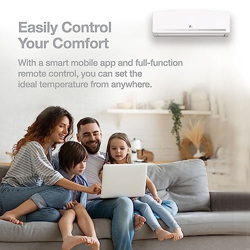 Perfect Aire DIY 18,000 BTU 23.3 SEER Quick Connect Ductless Mini-Split Heat Pump w/WiFi - 230V