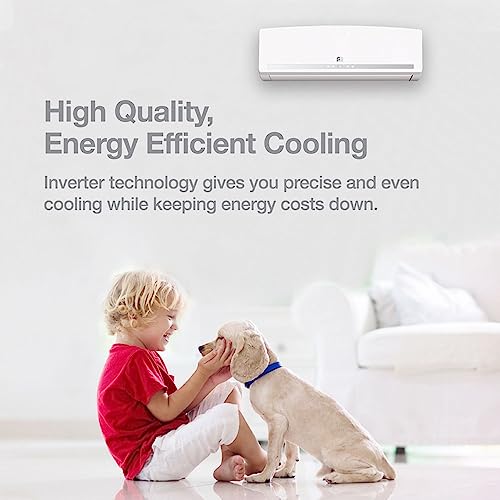 Perfect Aire DIY 18,000 BTU 23.3 SEER Quick Connect Ductless Mini-Split Heat Pump w/WiFi - 230V