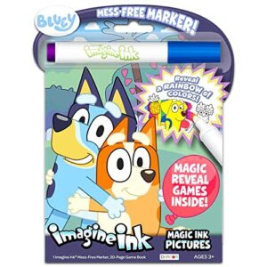 Bluey Imagine Ink Book Bundle ~ Mess-Free Bluey Activity and Coloring Book for Kids Ages 4-8 with Bluey Stickers and More (Bluey Party Favors)