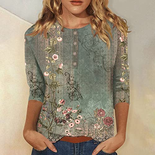 blouses & button-down shirts, summer tops for women 2023 trendy, womens tunic tops 3/4 sleeve, tunics or tops to wear with leggings, womens tops, 3/4 length sleeve womens tops plus size